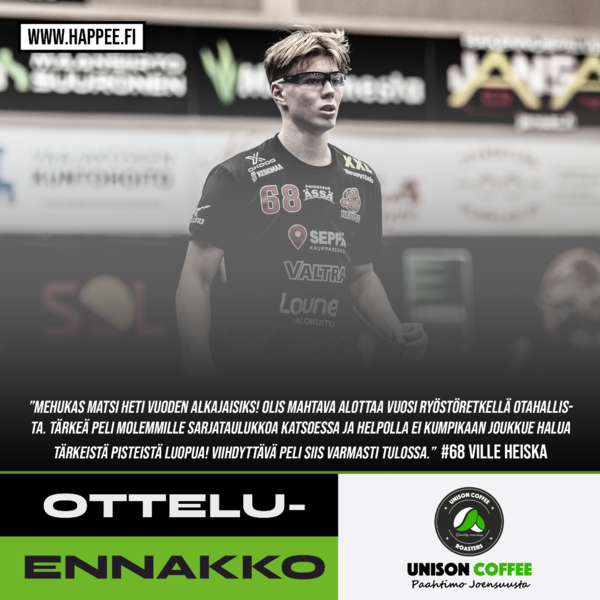 Happee Ry - Otteluennakko - Isojen pisteiden peli heti vuoden alkuun